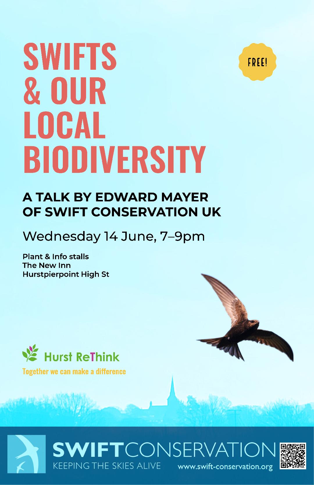 A talk on Swifts – The Woodland Flora & Fauna Group